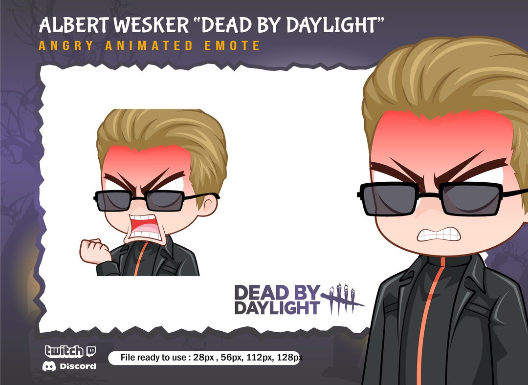 Albert Wesker Dead by Daylight Angry Emotes / DBD Twitch Emote - Etsy