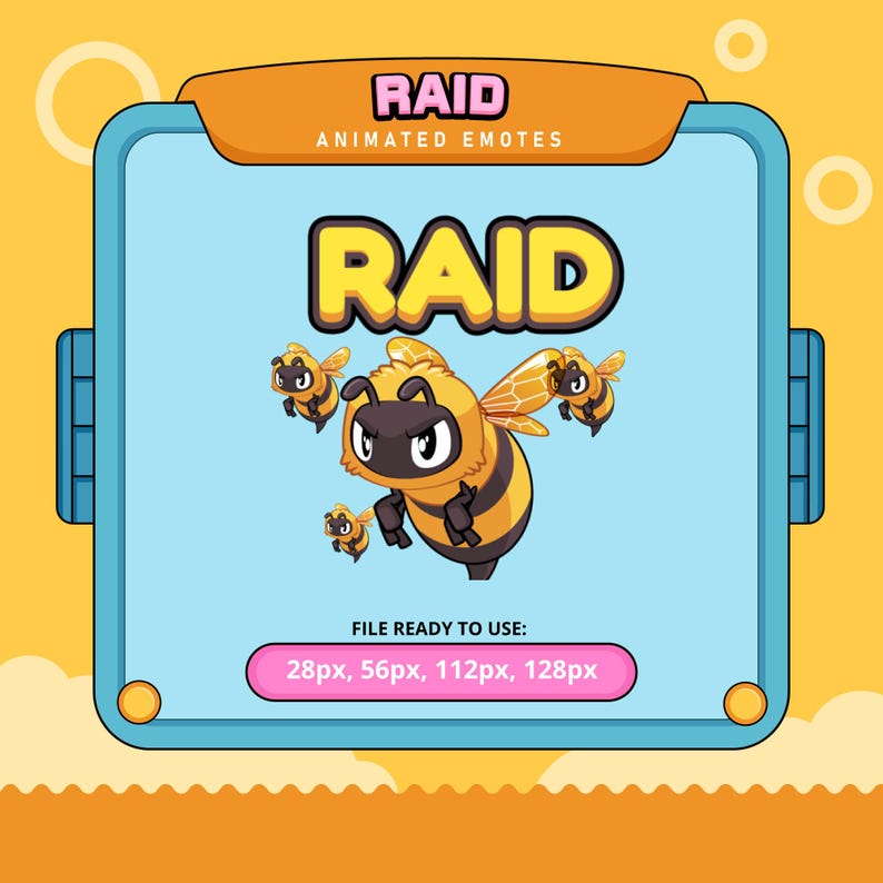 Raid Animated Emotes | Twitch Emotes | Kick Emotes | Emoji Discord - Etsy