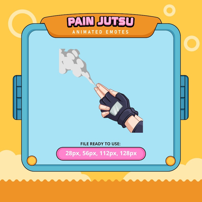 Pain Jutsu Animated Emotes | Twitch Emotes | Kick Emotes | Emoji ...