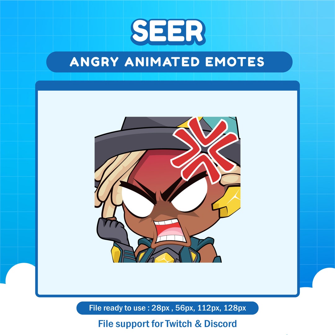 Seer Apex Legends Angry Emote for Twitch | Apex Animated Emotes - Etsy
