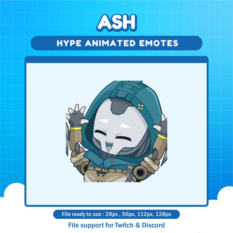 Ash Apex Legends Hype Emote for Twitch | Apex Animated Emotes - Etsy