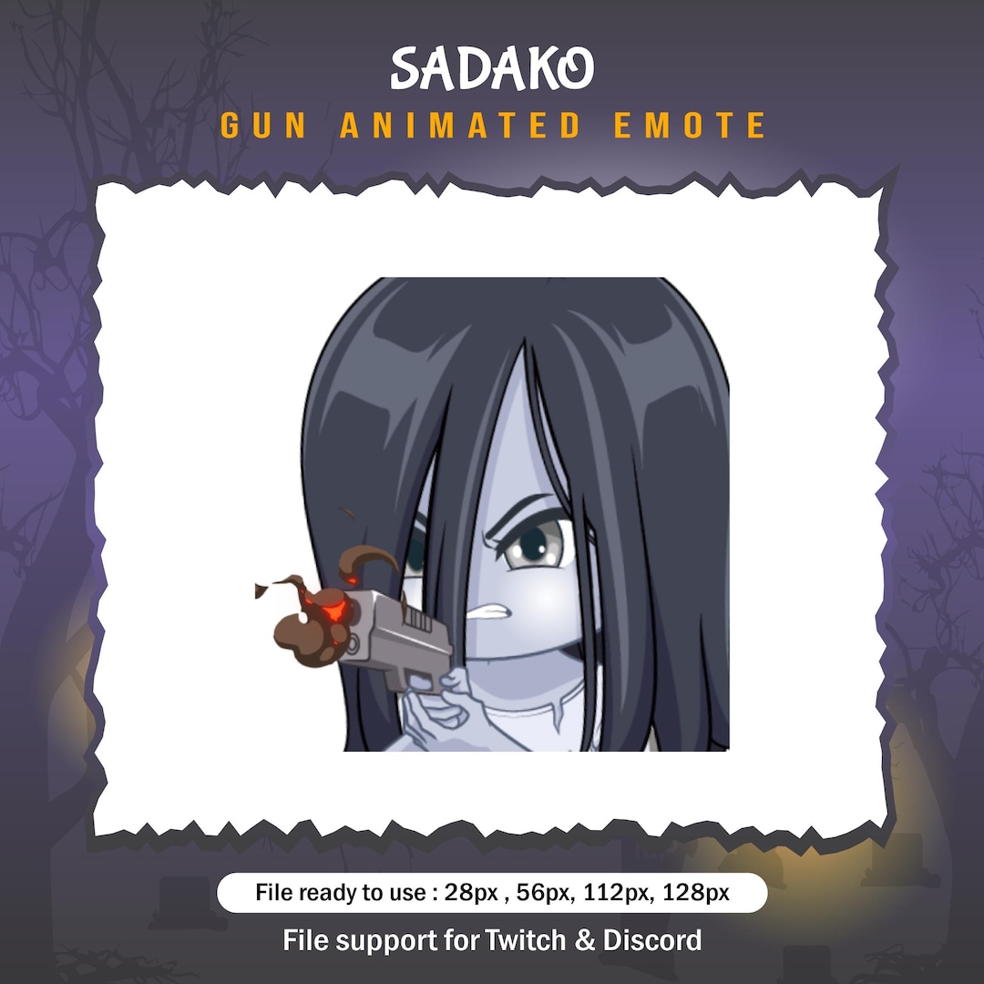 Sadako Dead by Daylight Gun Emotes / DBD Twitch Emote - Etsy