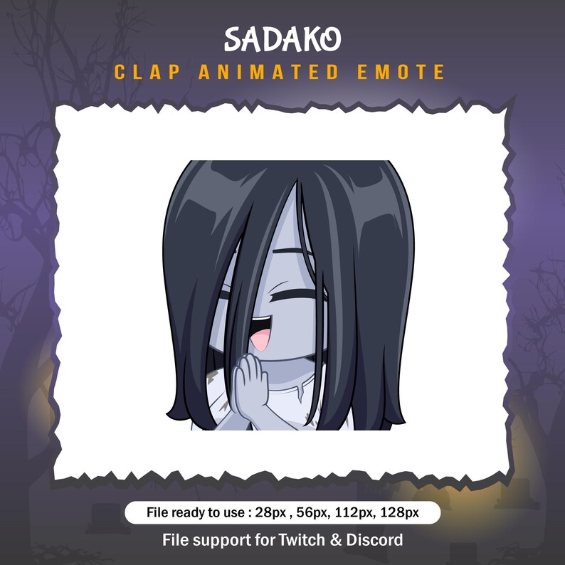 Sadako Dead by Daylight Clap Emotes / DBD Twitch Emote - Etsy