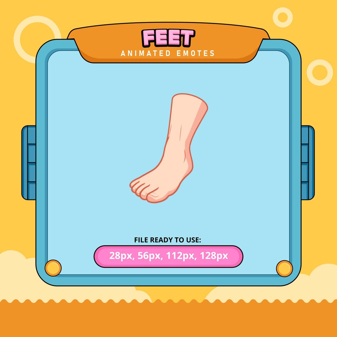 Feet Animated Emotes | Twitch Emotes | Kick Emotes | Emoji Discord ...