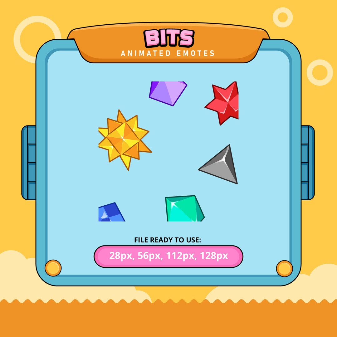 Bits Animated Emotes | Twitch Emotes | Kick Emotes | Emoji Discord - Etsy