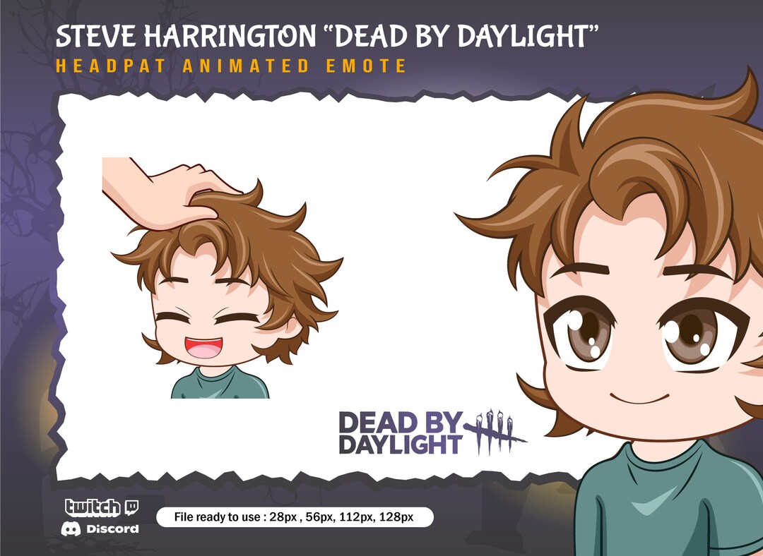 Steve Harrington Dead by Daylight Headpat Emote / DBD Twitch - Etsy