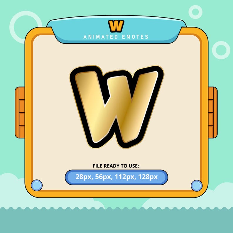 Animated W Emote | Twitch, Discord (digital Download) - Etsy
