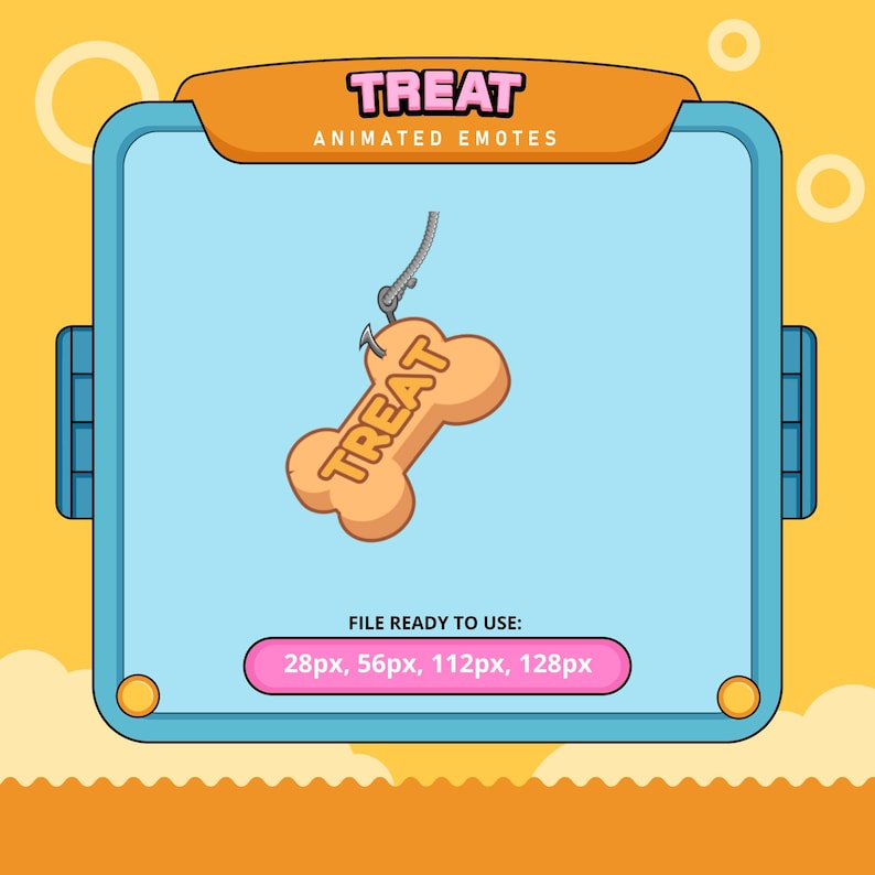 Treat Animated Emotes | Twitch Emotes | Kick Emotes | Emoji Discord - Etsy