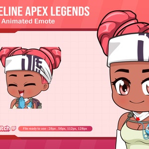 Lifeline Apex Legends Clap Emote for Twitch Apex Animated Emotes - Etsy