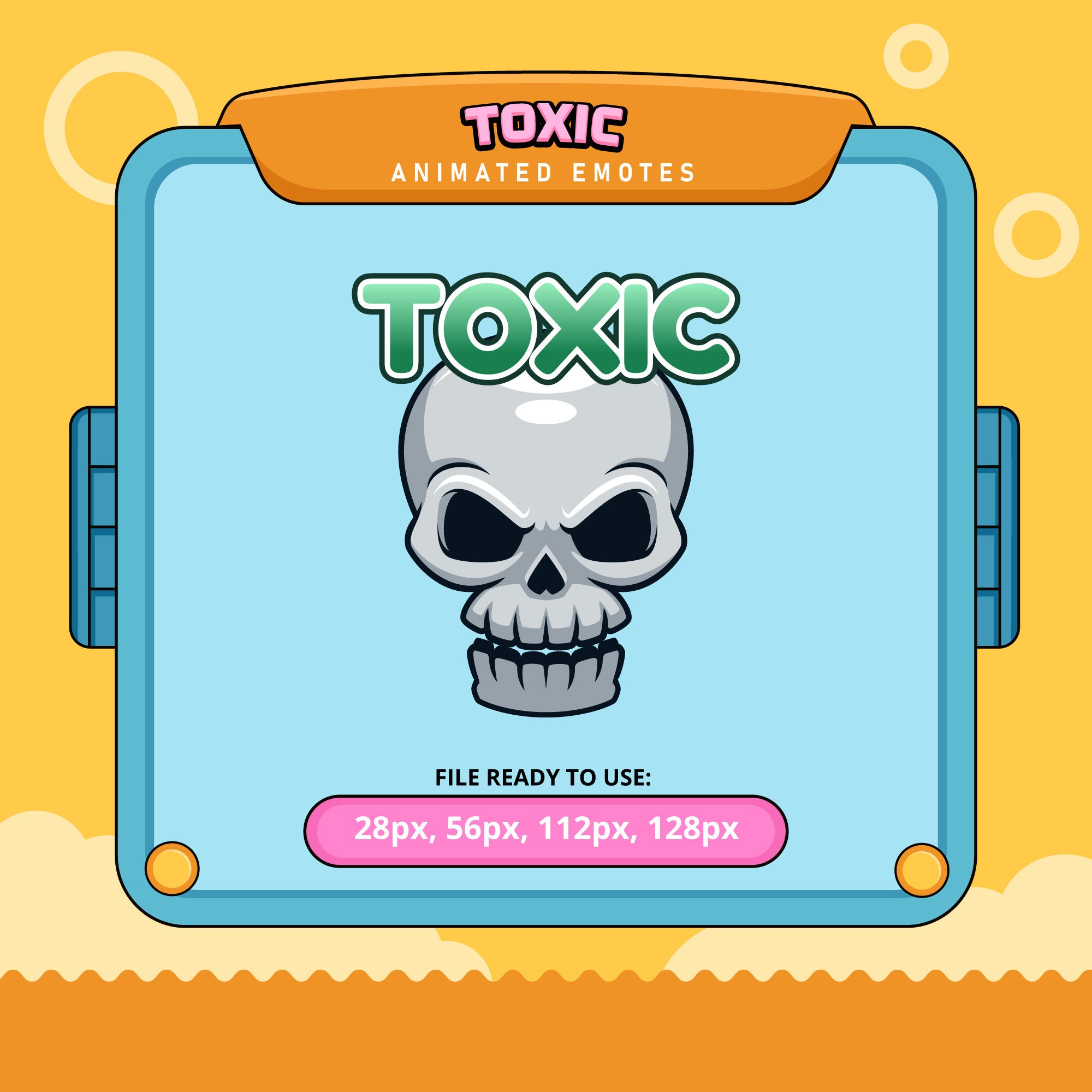 Toxic Animated Emotes | Twitch Emotes | Kick Emotes | Emoji Discord - Etsy