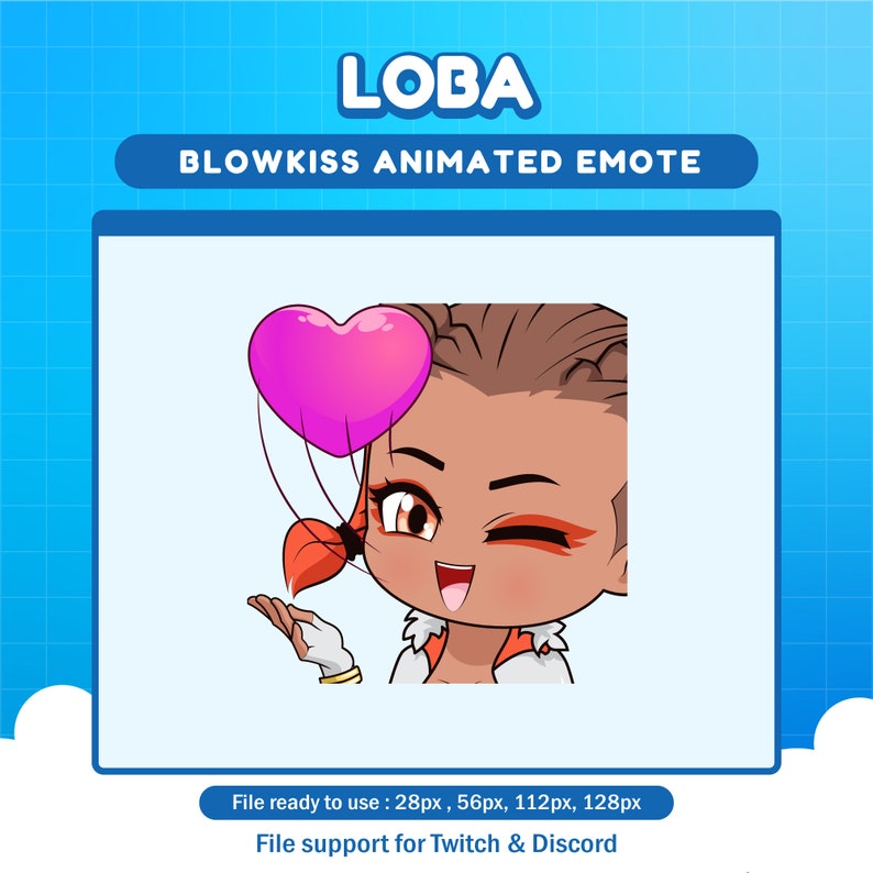 Loba Apex Legends Blows Kiss Emote for Twitch | Apex Animated Emotes - Etsy