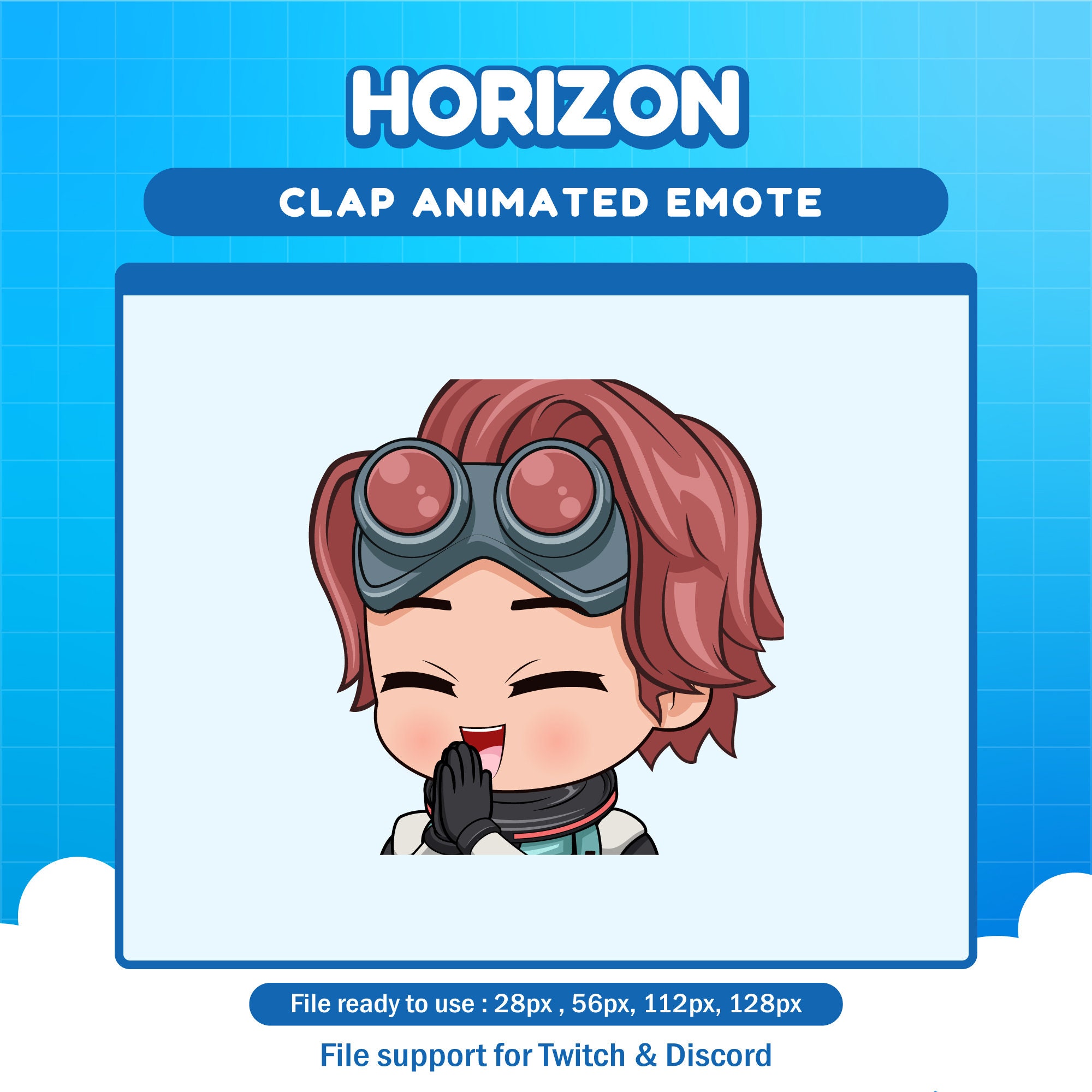 Horizon Apex Legends Clap Animated Emote for Twitch | Twitch Animated ...