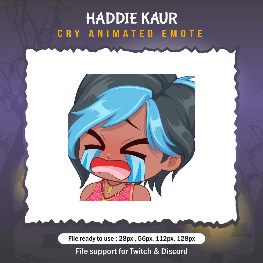 Haddie Kaur Dead by Daylight Cry Emote / DBD Twitch Emote - Etsy