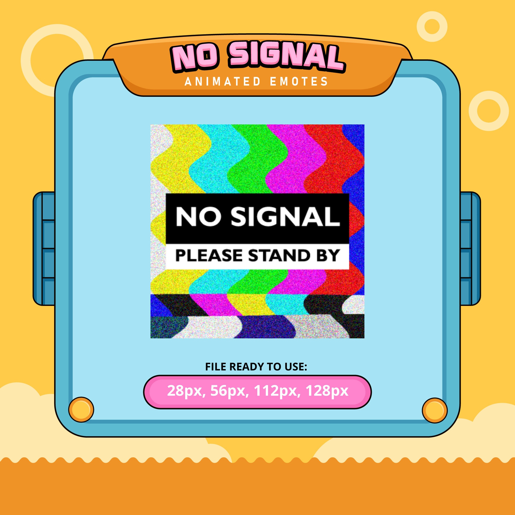 No Signal Animated Emotes | Twitch Emotes | Kick Emotes | Emoji Discord ...