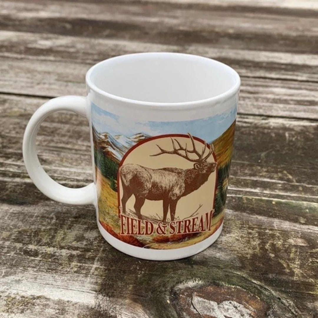 Vintage Field and Stream Elk Pheasant Coffee Mug Houston Harvest - Etsy