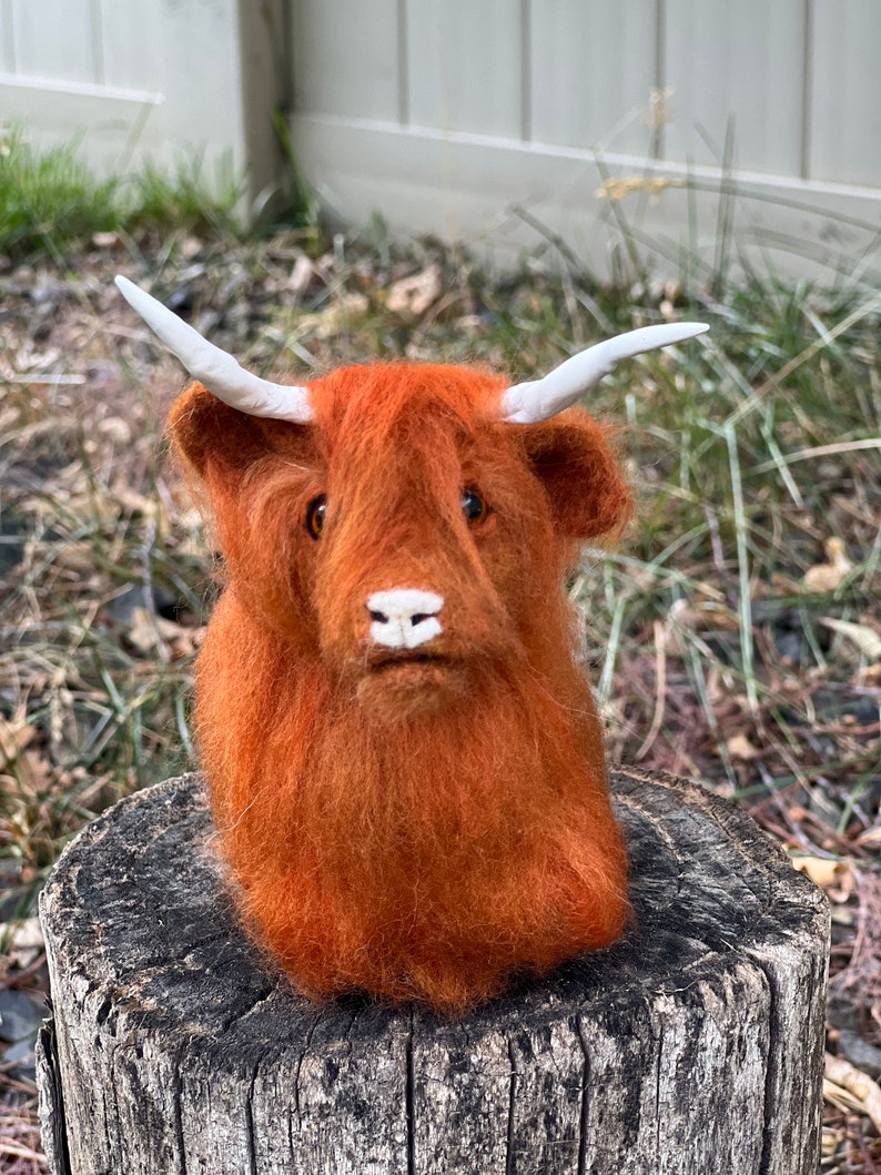 Highland Cow Felted - Etsy