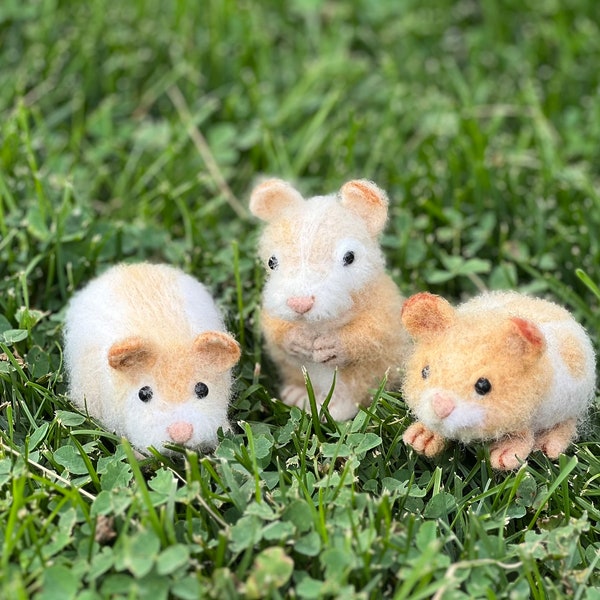 Hamster Felted - Etsy
