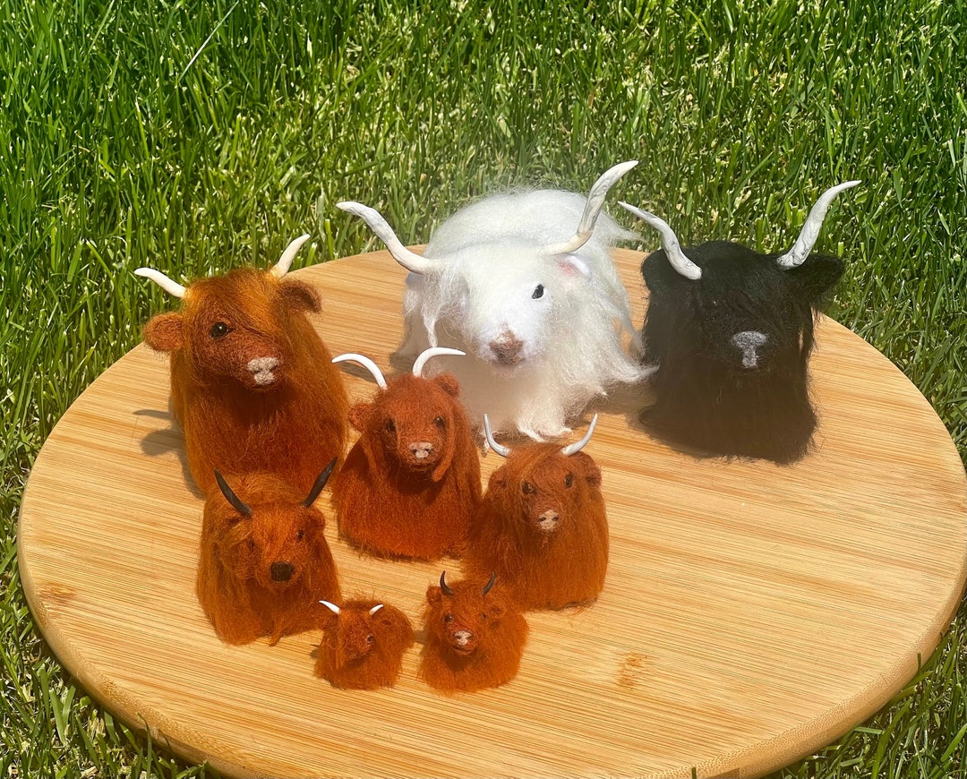 Highland Cow Felted - Etsy