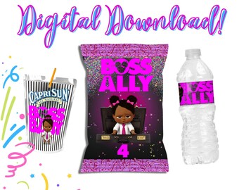 Boss Baby Water Bottle Labels - Etsy