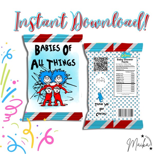 Thing 1 Thing 2 Twin - Etsy
