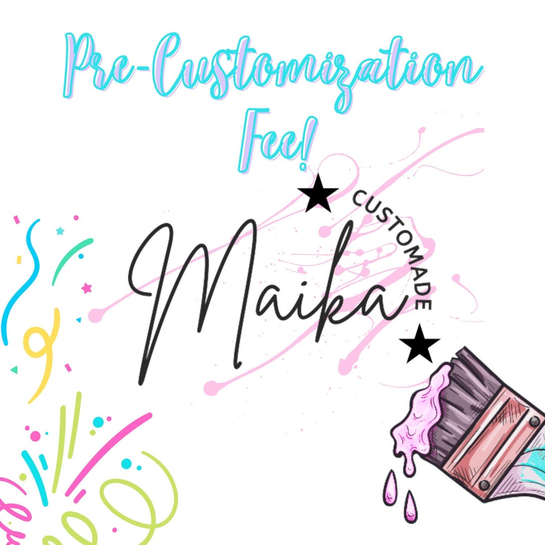 Pre-customization Fee 6-10 Labels - Etsy
