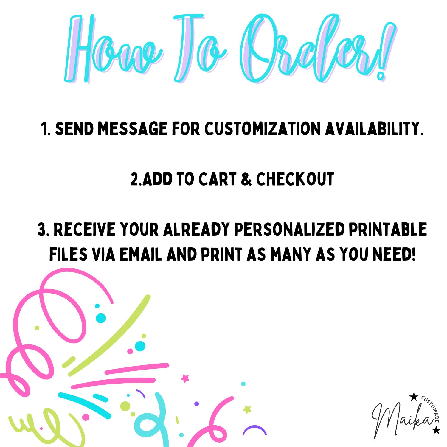 Pre-customization Fee 6-10 Labels - Etsy