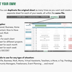 To-do List Task Planner Spreadsheet Excel Template Task Tracker, to Do ...