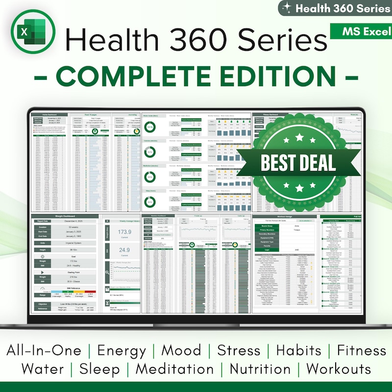 Senior Health Tracker - Etsy