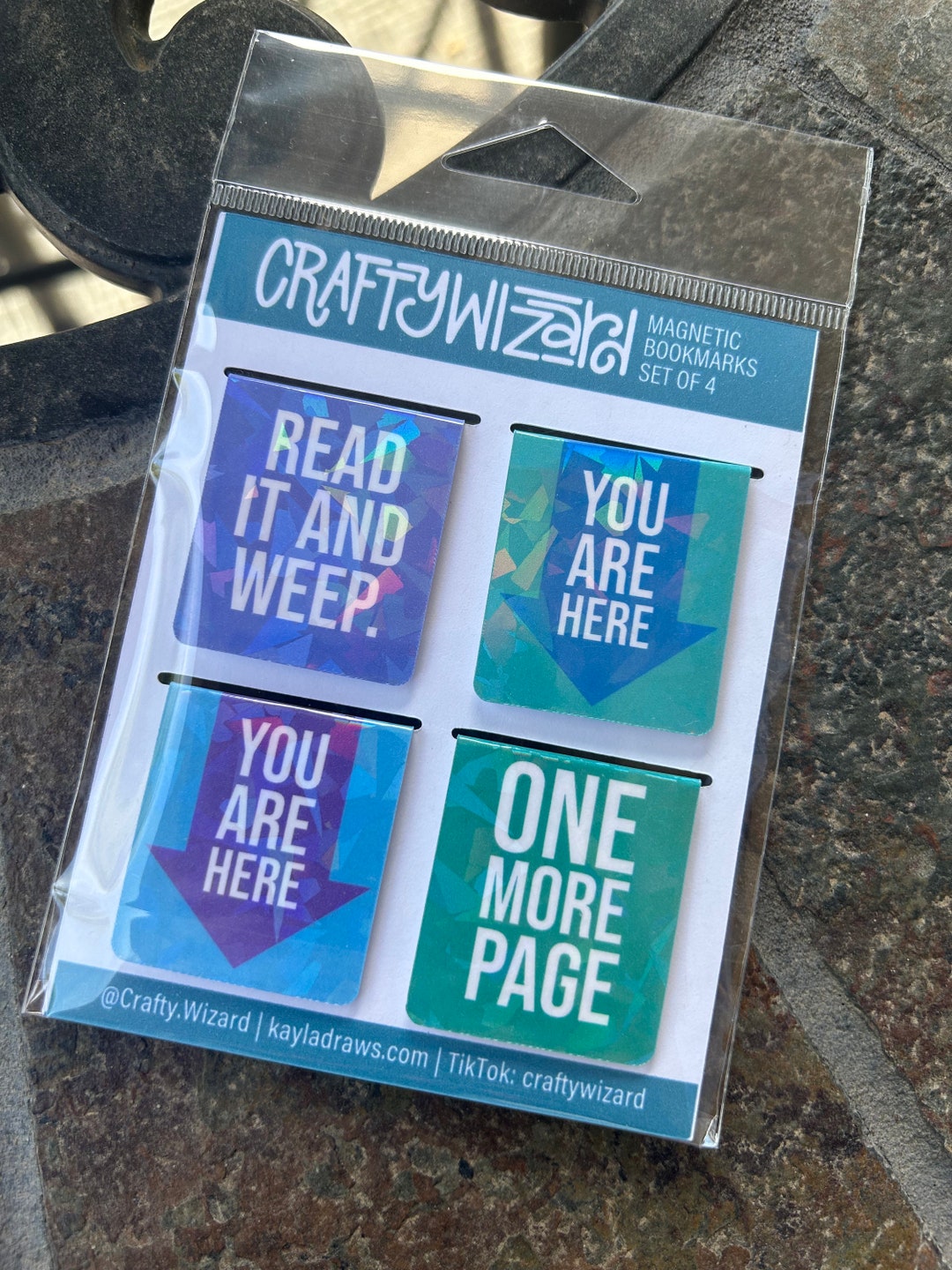You Are Here Magnetic Bookmarks Set of 4 - Etsy
