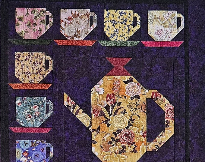 Tea Time Quilt Pattern, Physical Pattern - Etsy