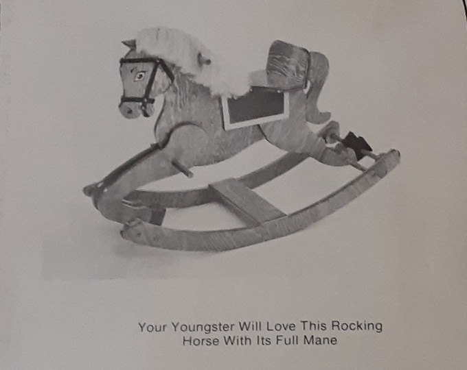 Wood Rocking Horse Pattern, Woodworking Pattern, Physical Pattern - Etsy