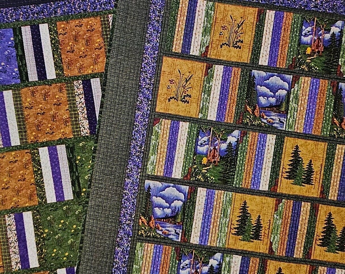 Pattern Northwoods Retreat Quilt Pattern, Fold as You Go Pattern ...