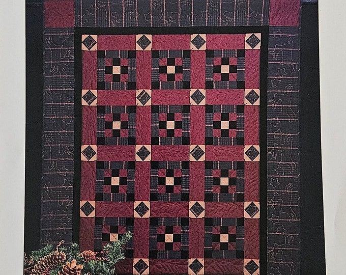 Pattern - Fireside Cozy Quilt Pattern, Physical Pattern - Etsy