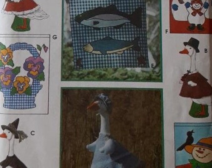 Flags and Lawn Geese Clothes Pattern, Physical Pattern - Etsy