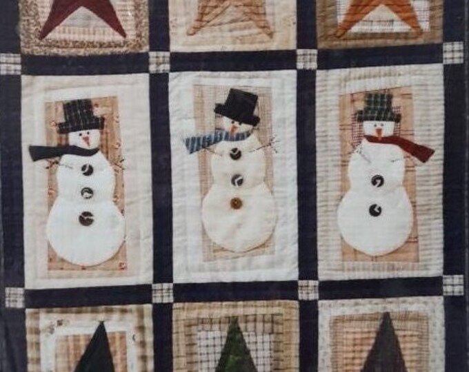 First Snow Quilt/wall Hanging Pattern, Physical Pattern - Etsy