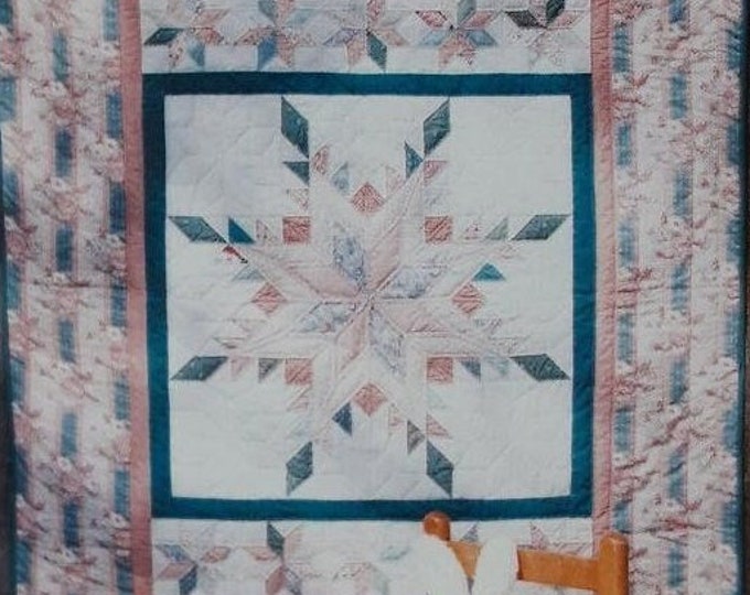 Feathered Star Quilt Pattern, Martha's Quilt Pattern, Physical Pattern ...
