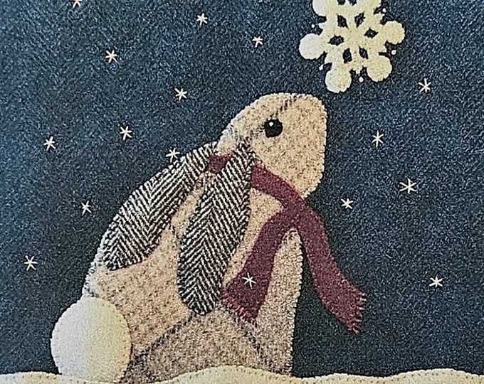 Snow Bunny Pattern, Quilt/wall Hanging Pattern, Physical Pattern - Etsy