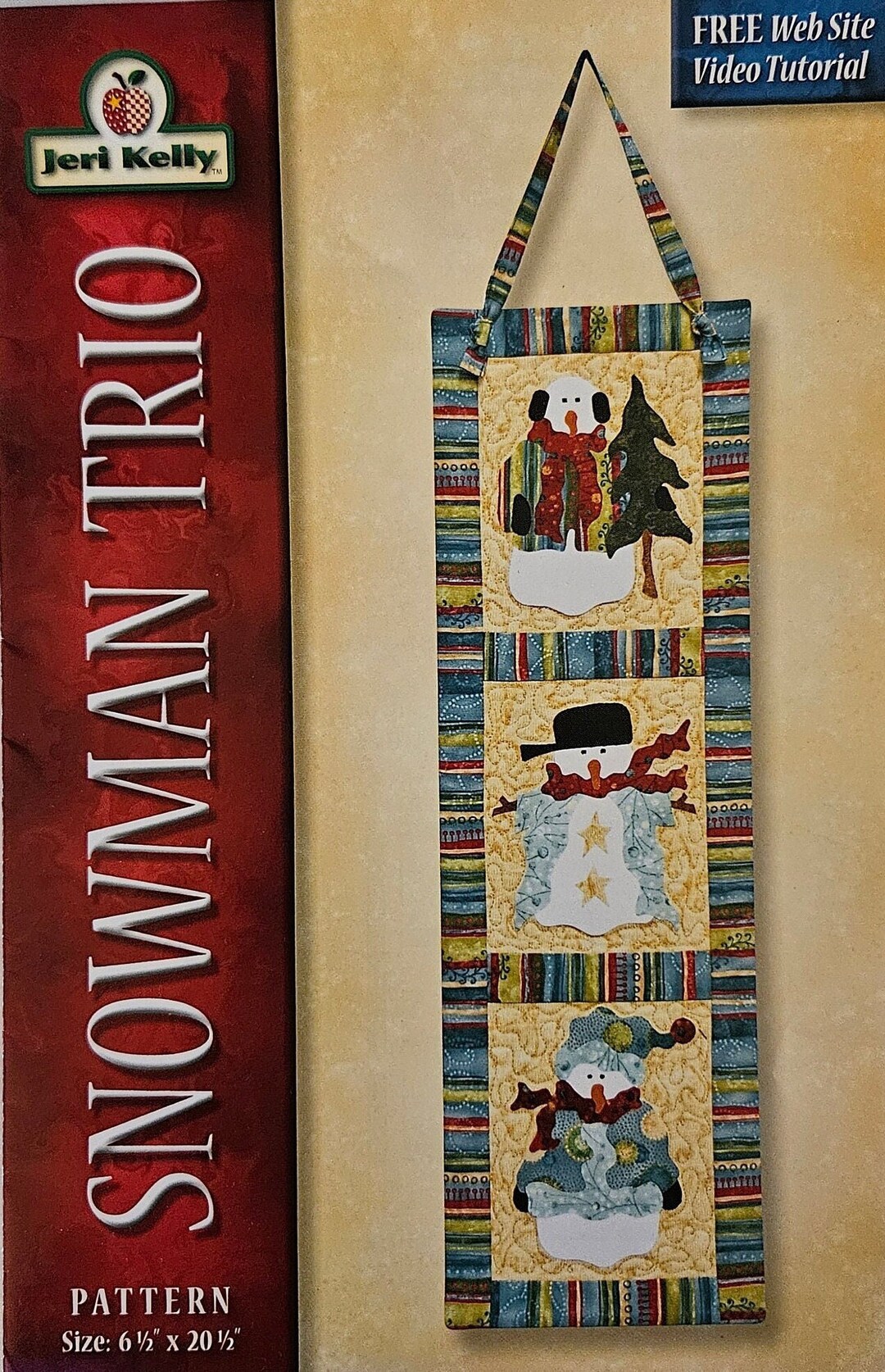 Pattern - Snowman Trio Pattern, Wall Hanging/table Runner Pattern ...