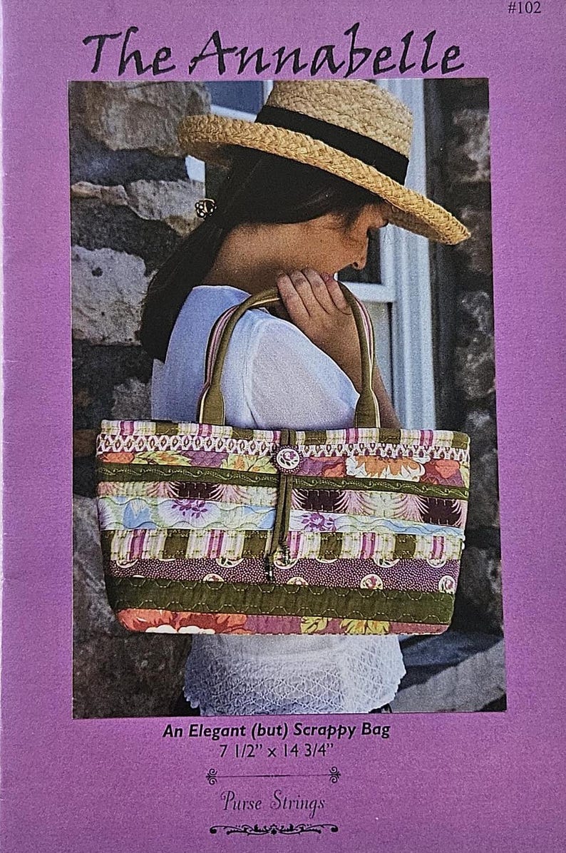 Pattern - the Annabelle Bag Pattern, Physical Pattern - Etsy