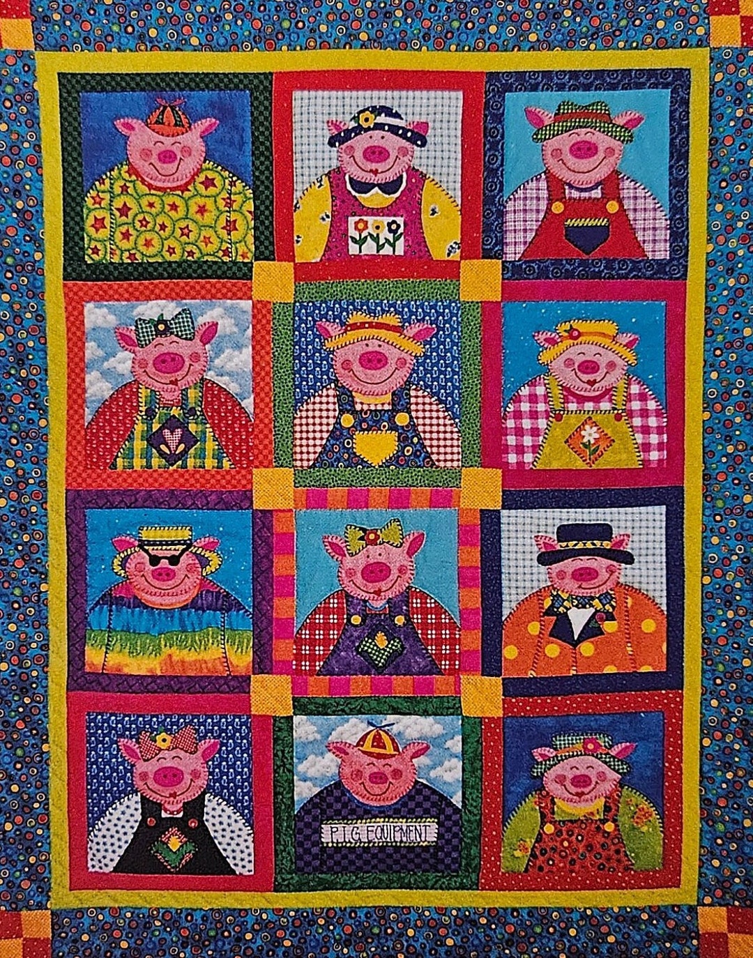 Pattern - Little Pig Little Pig Quilt Pattern, and Pillow Pattern ...