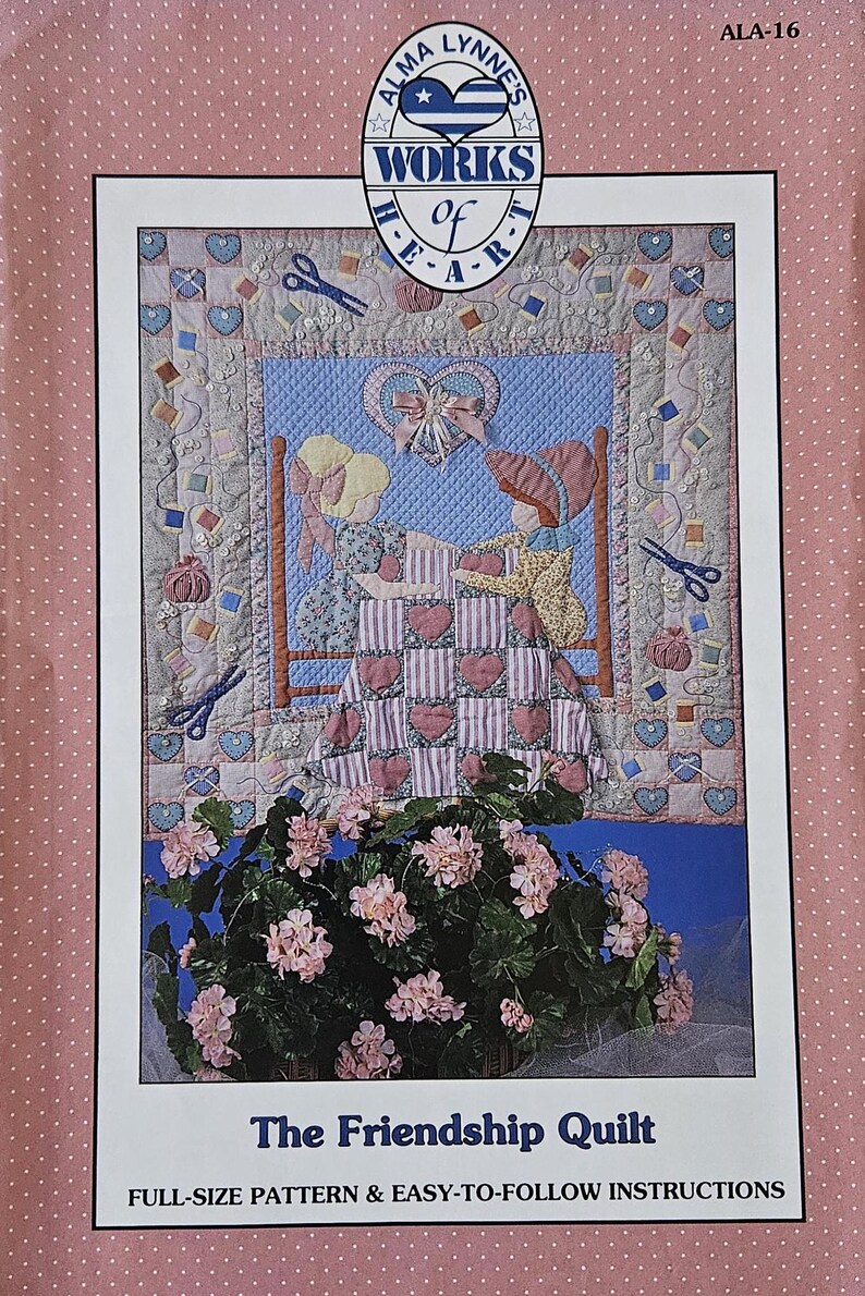 Pattern - the Friendship Quilt Pattern, Physical Pattern - Etsy