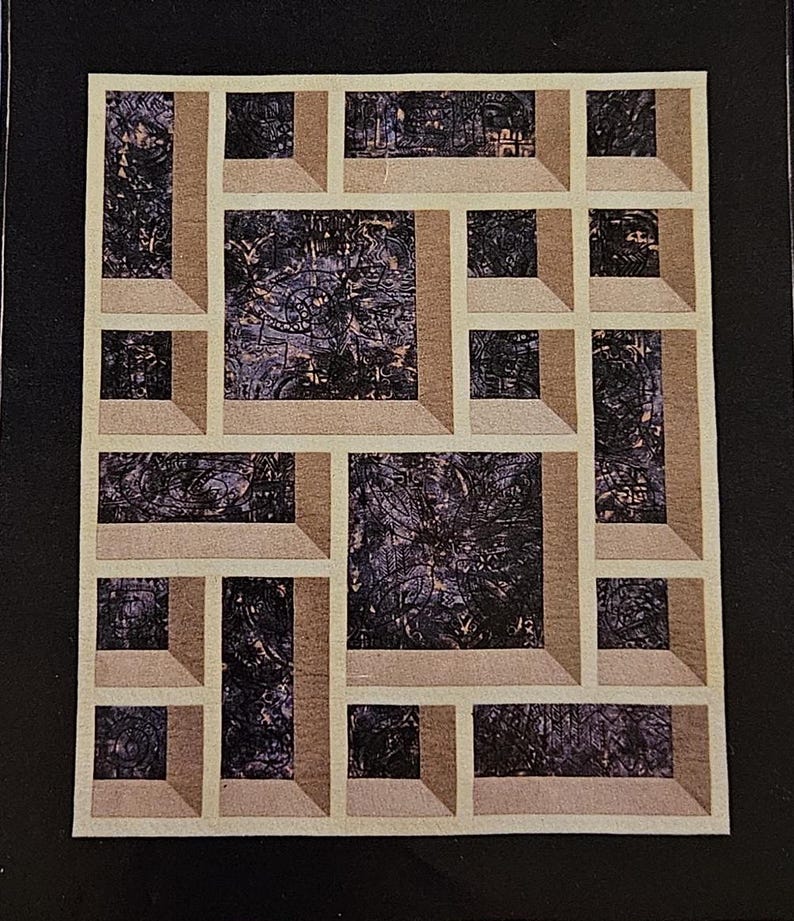 Pattern Shadow Box Quilt Pattern, Physical Pattern - Etsy