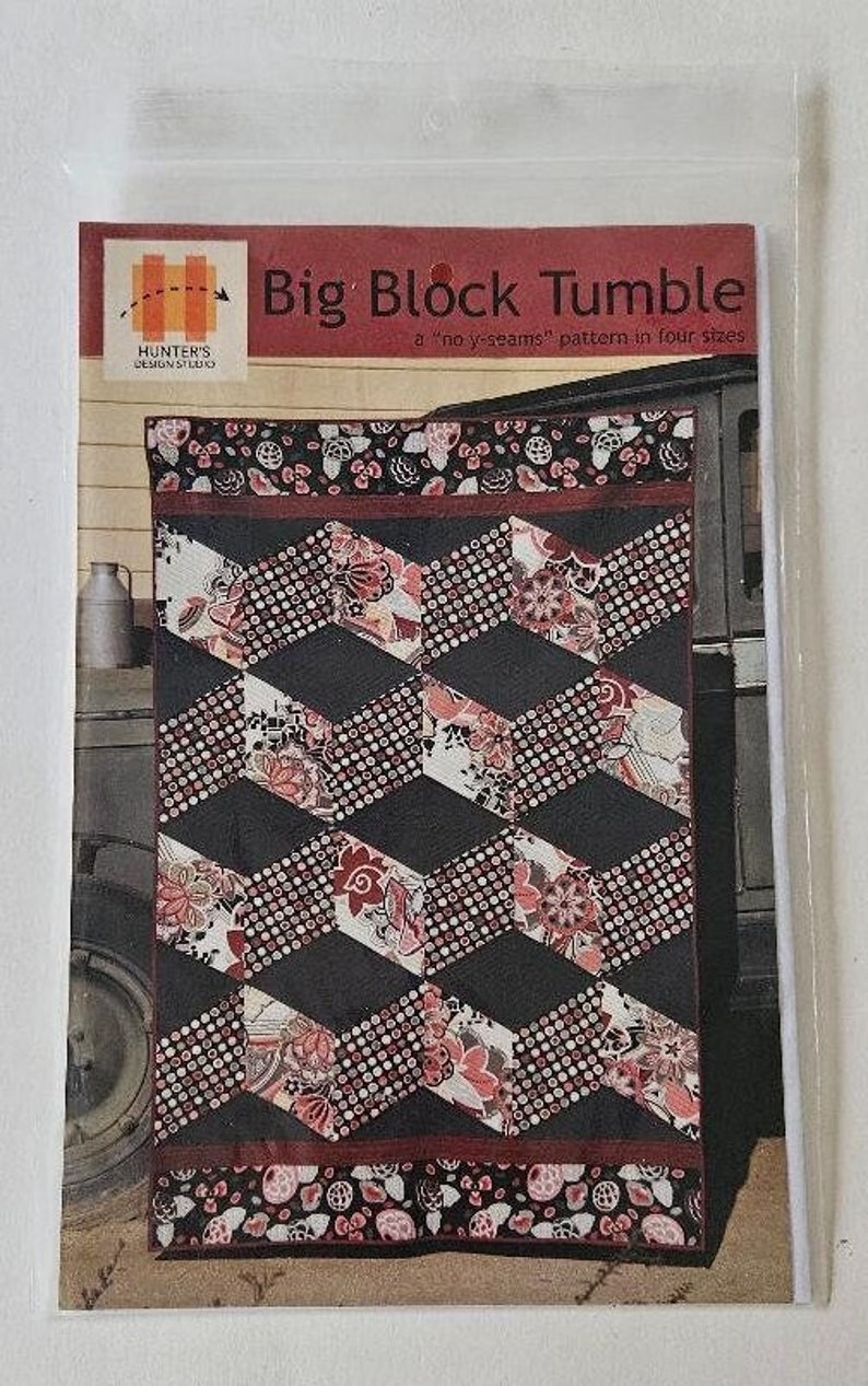 Big Block Tumble Quilt Pattern, Physical Pattern - Etsy
