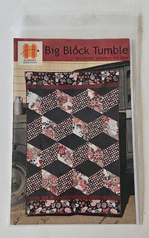 Big Block Tumble Quilt Pattern, Physical Pattern - Etsy