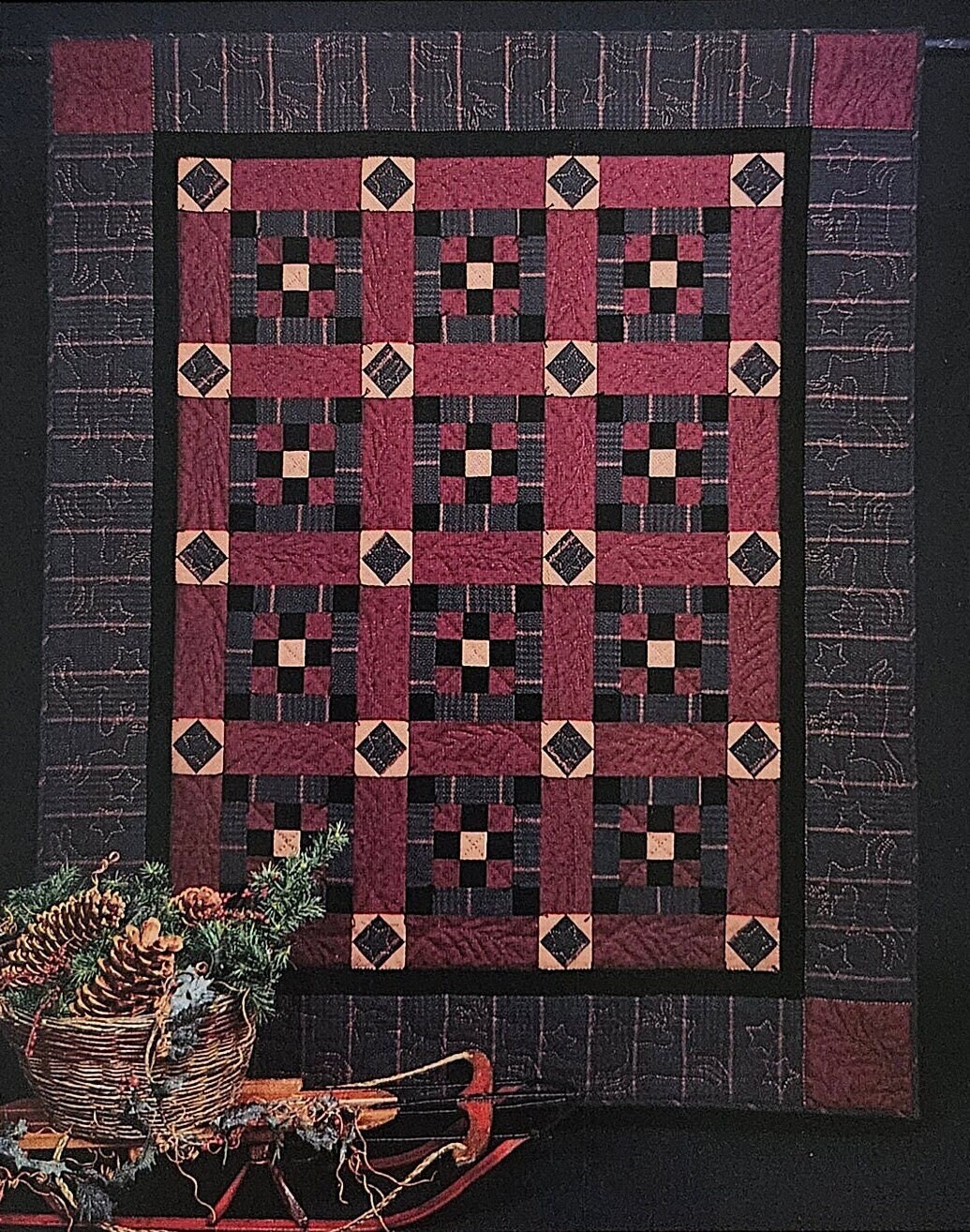 Pattern Fireside Cozy Quilt Pattern, Physical Pattern - Etsy