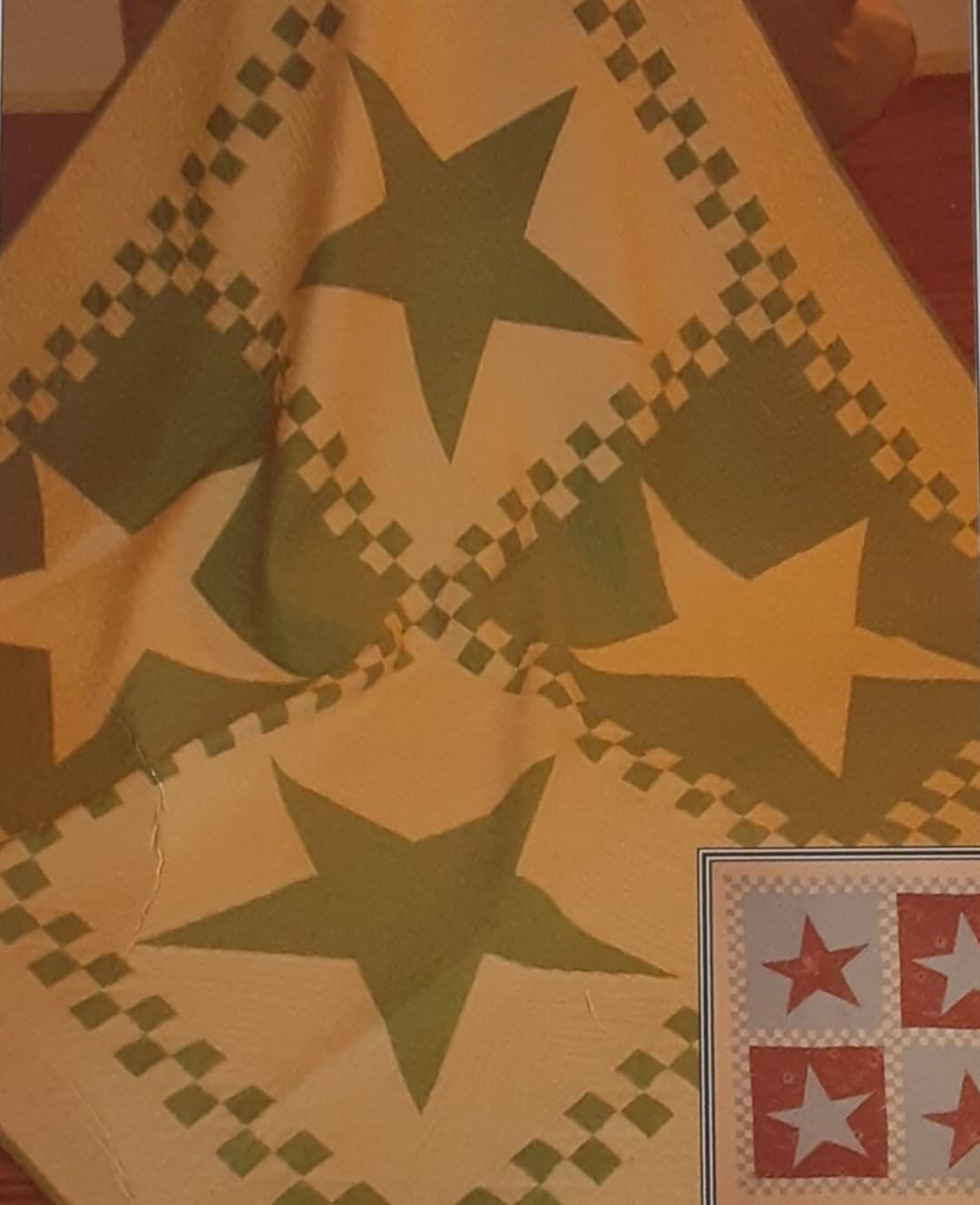Pattern - Checkerboard Stars Quilt Pattern, Physical Pattern - Etsy