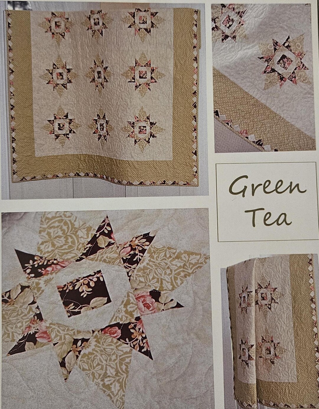 Pattern - Green Tea Quilt Pattern, Physical Pattern - Etsy