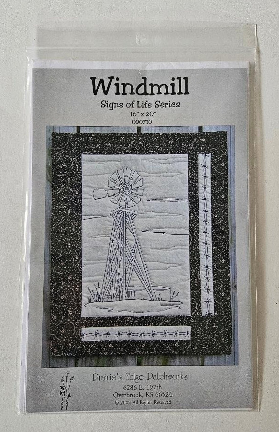 Pattern Windmill Quilt/wall Hanging Pattern, Embroidery Pattern ...
