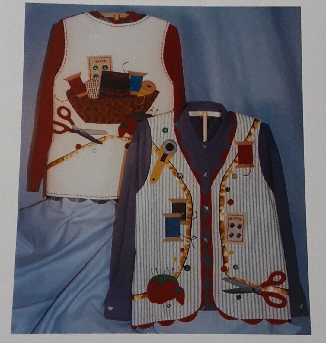 Pattern - Sew Much Fun! Vest Pattern, Physical Pattern - Etsy