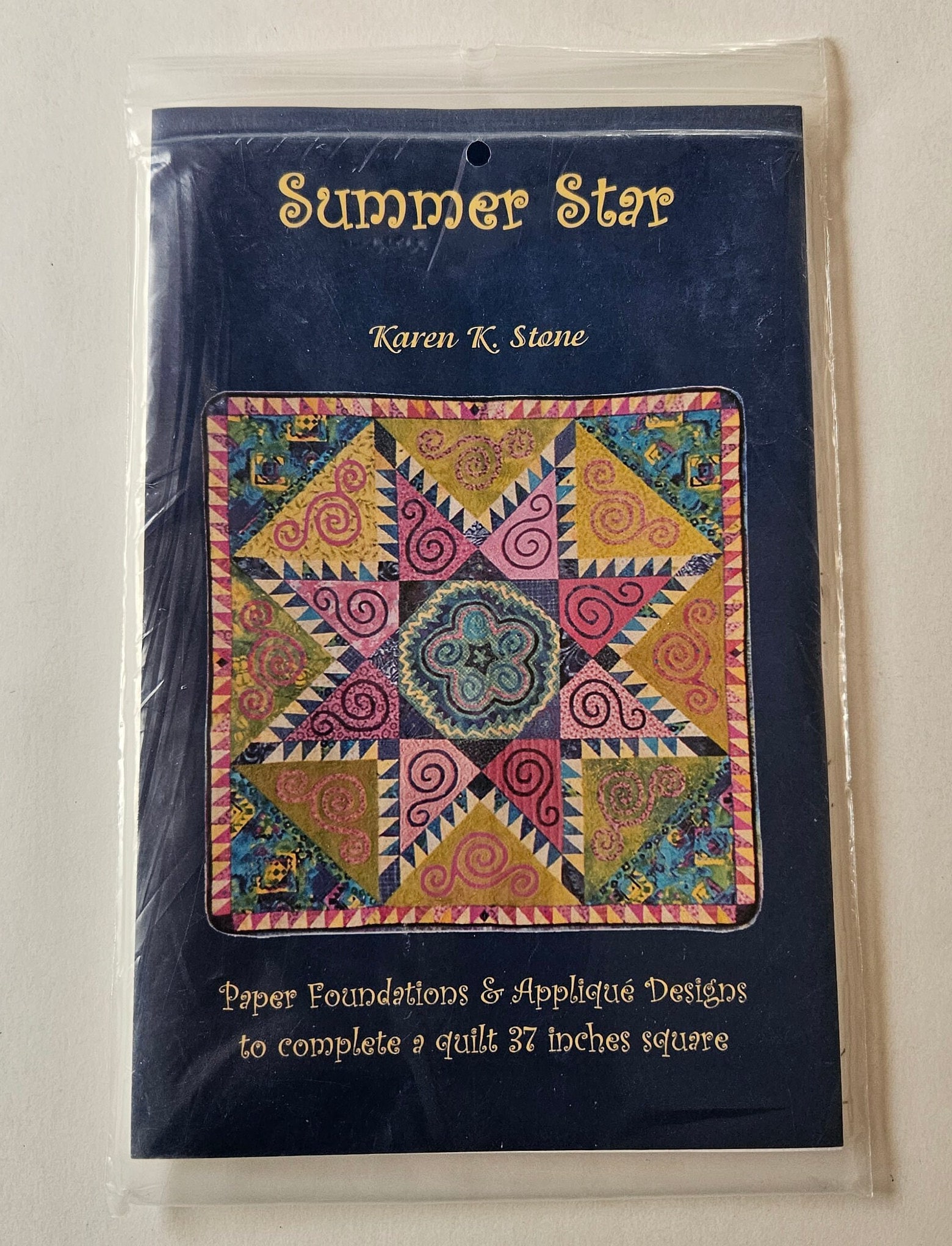 Summer Star Quilt Pattern, Physical Pattern - Etsy